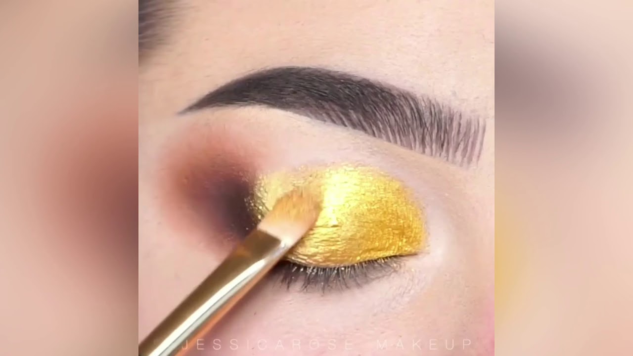GOLDEN EYE LOOK TUTORIAL - YouTube