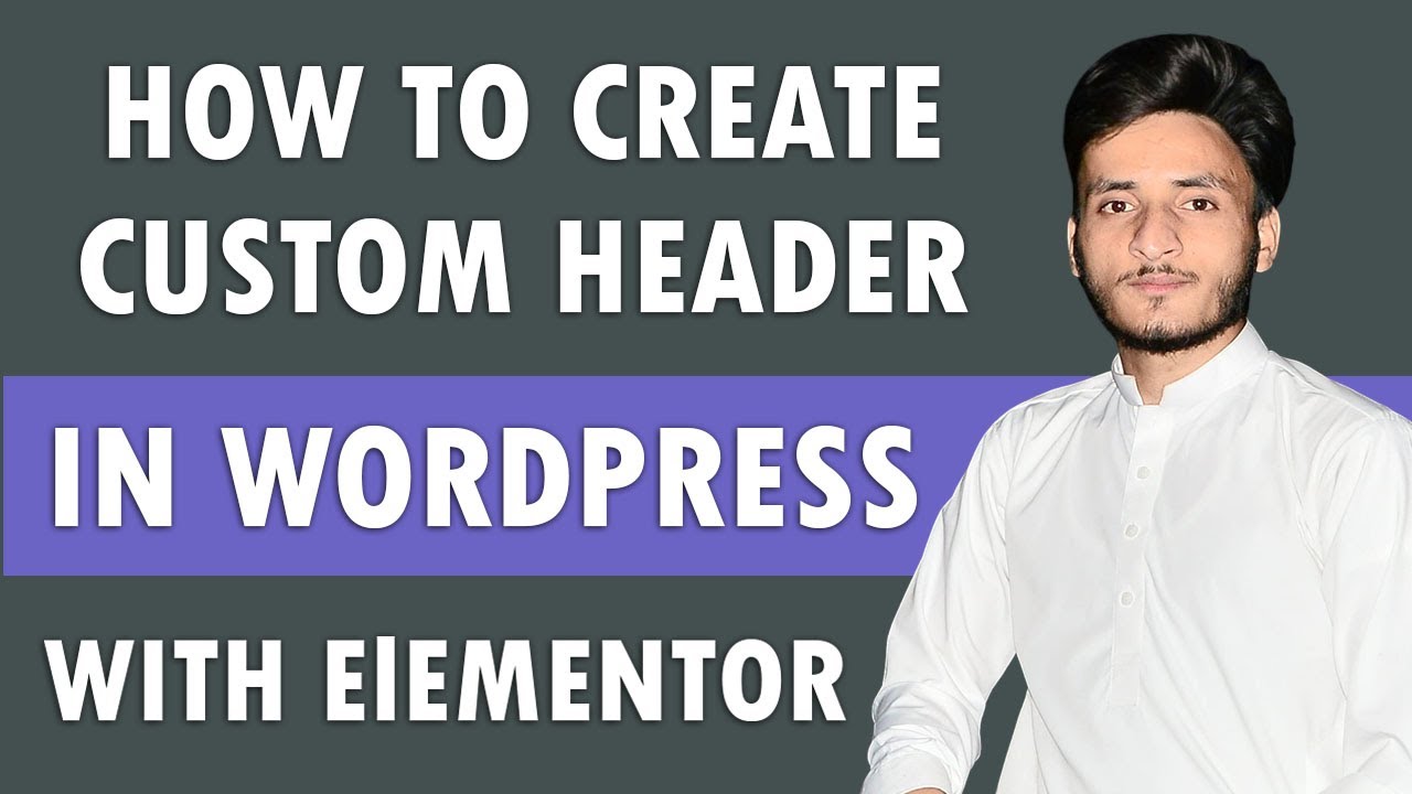 How To Create Custom Header In Wordpress With Elementor 2023 Create Heade In Elementor Youtube