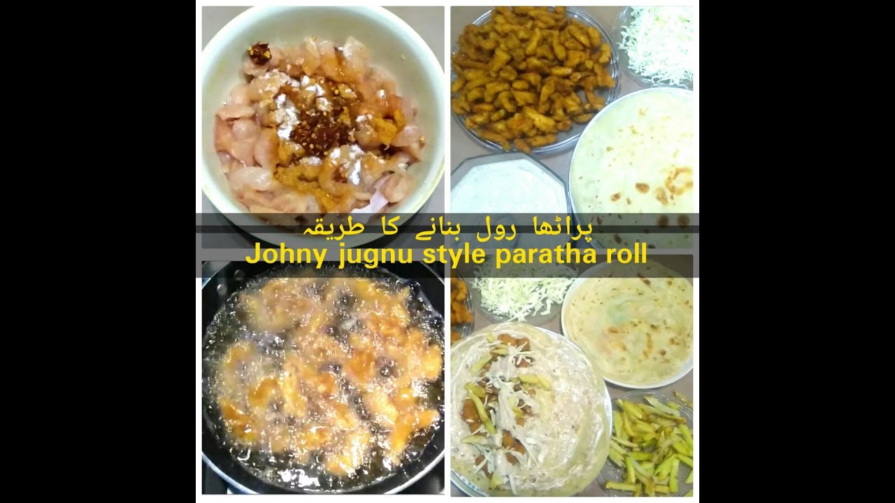 Pratha Roll/Wrap in johny Jugnu Style | Homemade Paratha Roll with ...