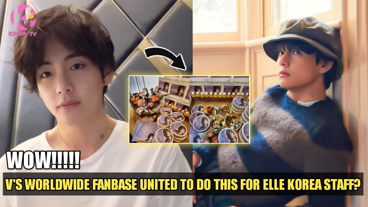 UPDATE BTS V ! V BTS FANBASE UNITES AND SENDS GIFTS TO THE STAFF OF ...