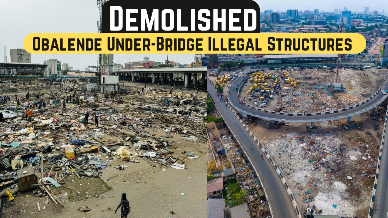 Lagos State Begins Clean-Up Exercise Of Lagos Under-Bridge (Obalende ...