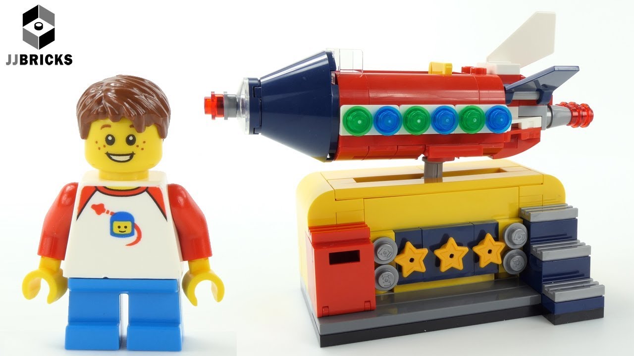 UNBOXING LEGO IDEAS 40335 Space Rocket Ride LEGO Speed Build and Review ...