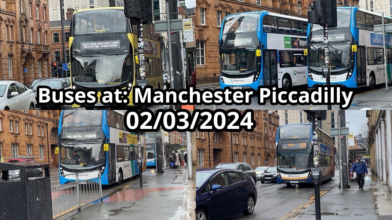 Bus Observations at Manchester Piccadilly | 02/03/2024 - YouTube