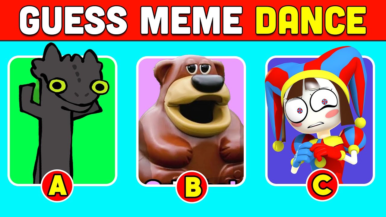 Guess The Meme & Who Is Dancing? Toothless, Freddy Fazbear Ur Ur ...