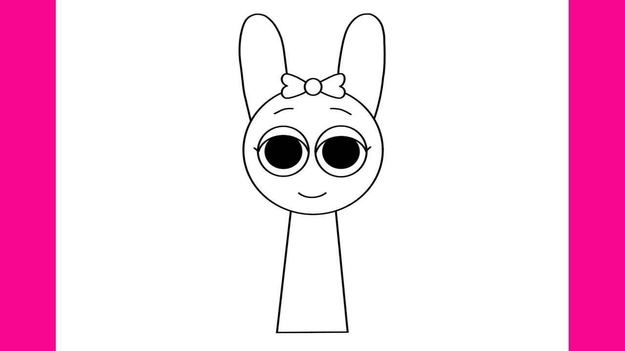 HOW TO DRAW SPRUNKI PINK (PINKI) - INCREDIBOX SPRUNKI - YouTube