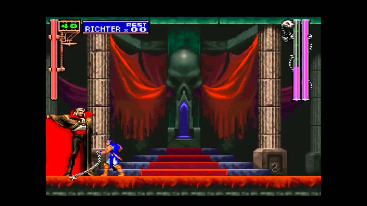 Castlevania: Symphony of the Night - Dracula (First Battle) - YouTube