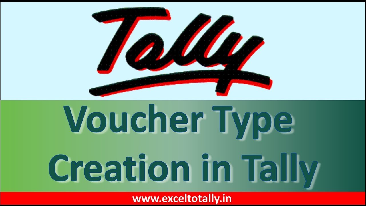 Voucher Type Creation In Tally YouTube voucher-type-creation-in-tally-youtube