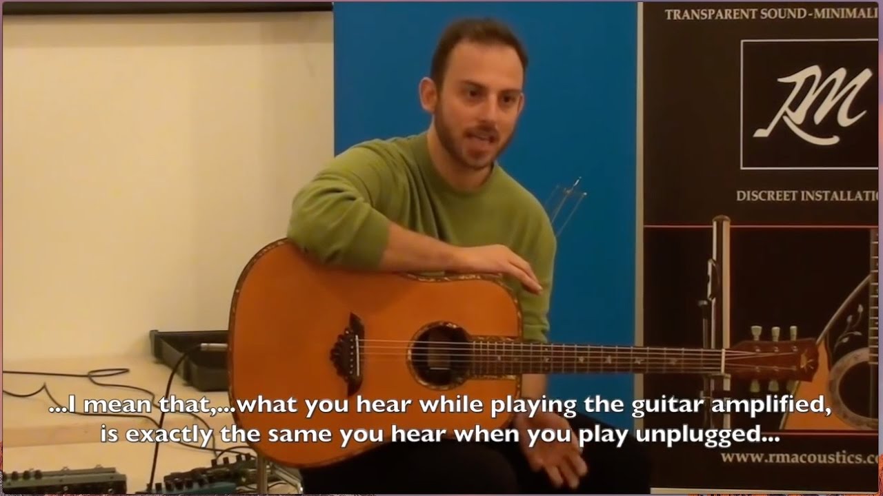 RMacoustics Guitar Pickup | Jim Politis live demonstration - YouTube