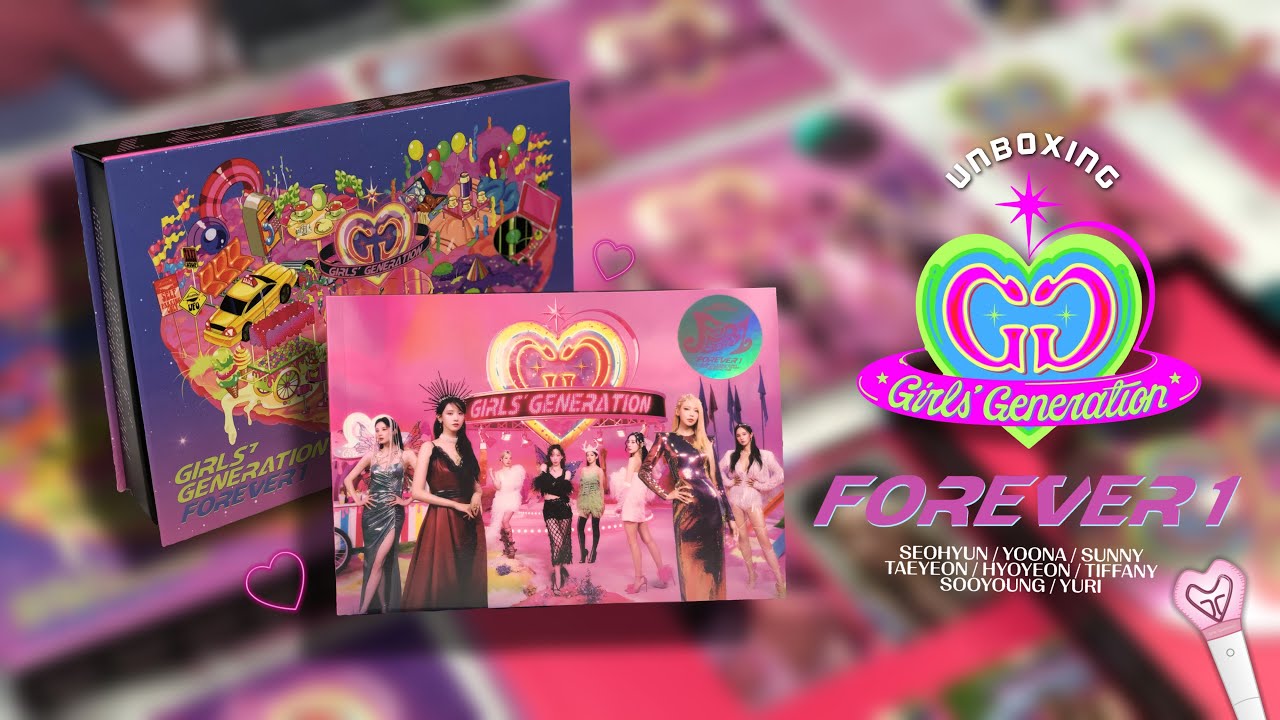 Unboxing Girls' Generation (SNSD) - 7th Album [ Forever 1 ] Standard ...