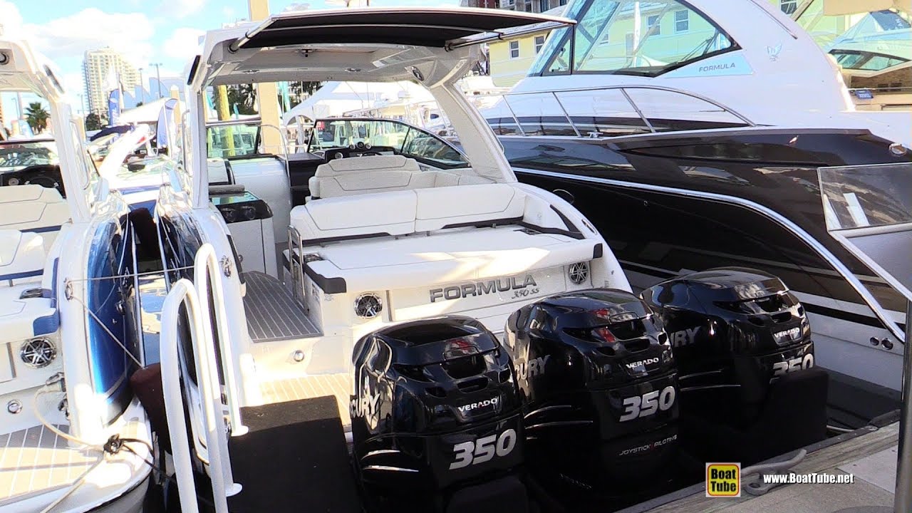 2019 Formula 350 SS Motor Yacht - Walkaround - 2018 Fort Lauderdale ...