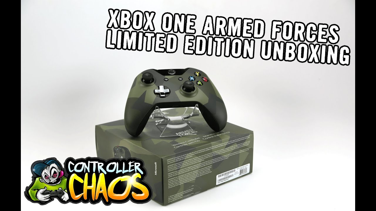 Xbox One - Armed Forces Edition - Controller Chaos - YouTube