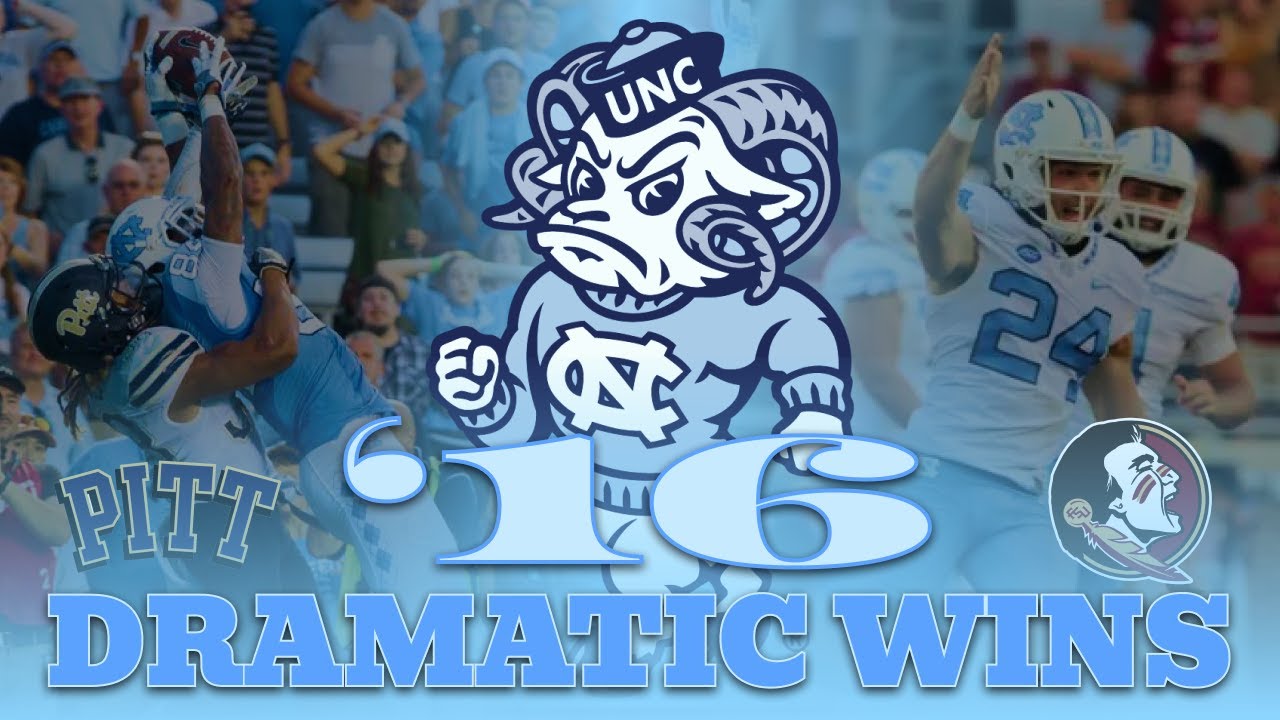 UNC Football: 2016's Back to Back Dramatic Wins | North Carolina Tar ...
