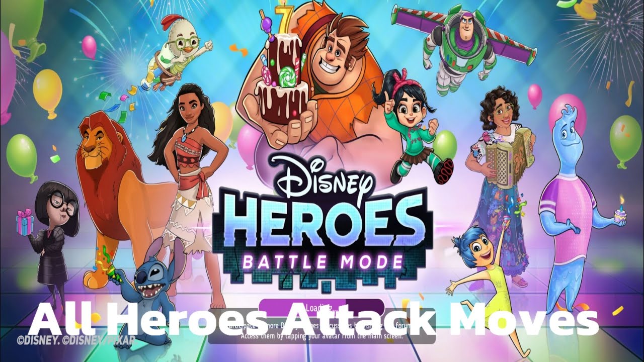 My New Game Disney Heroes, Battle Mode: All Disney And Pixar Heroes ...