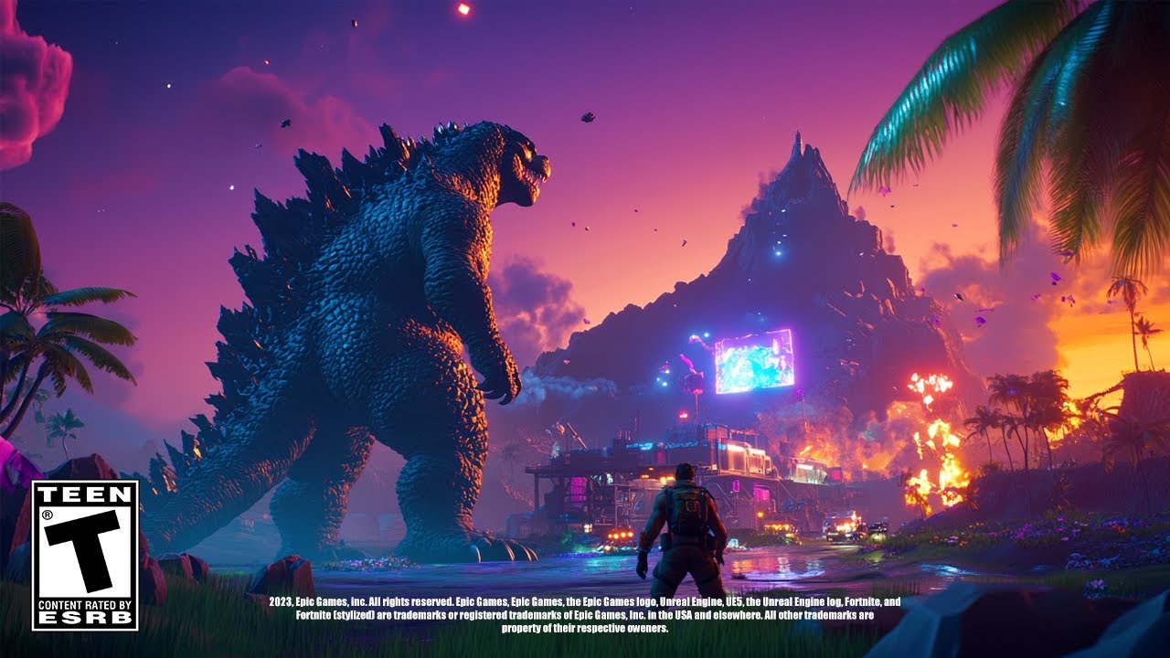 Fortnite GODZILLA LIVE EVENT REVEALED - YouTube