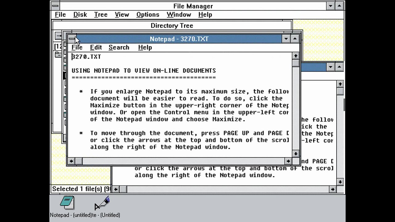 Windows 3.0 in a PC - YouTube