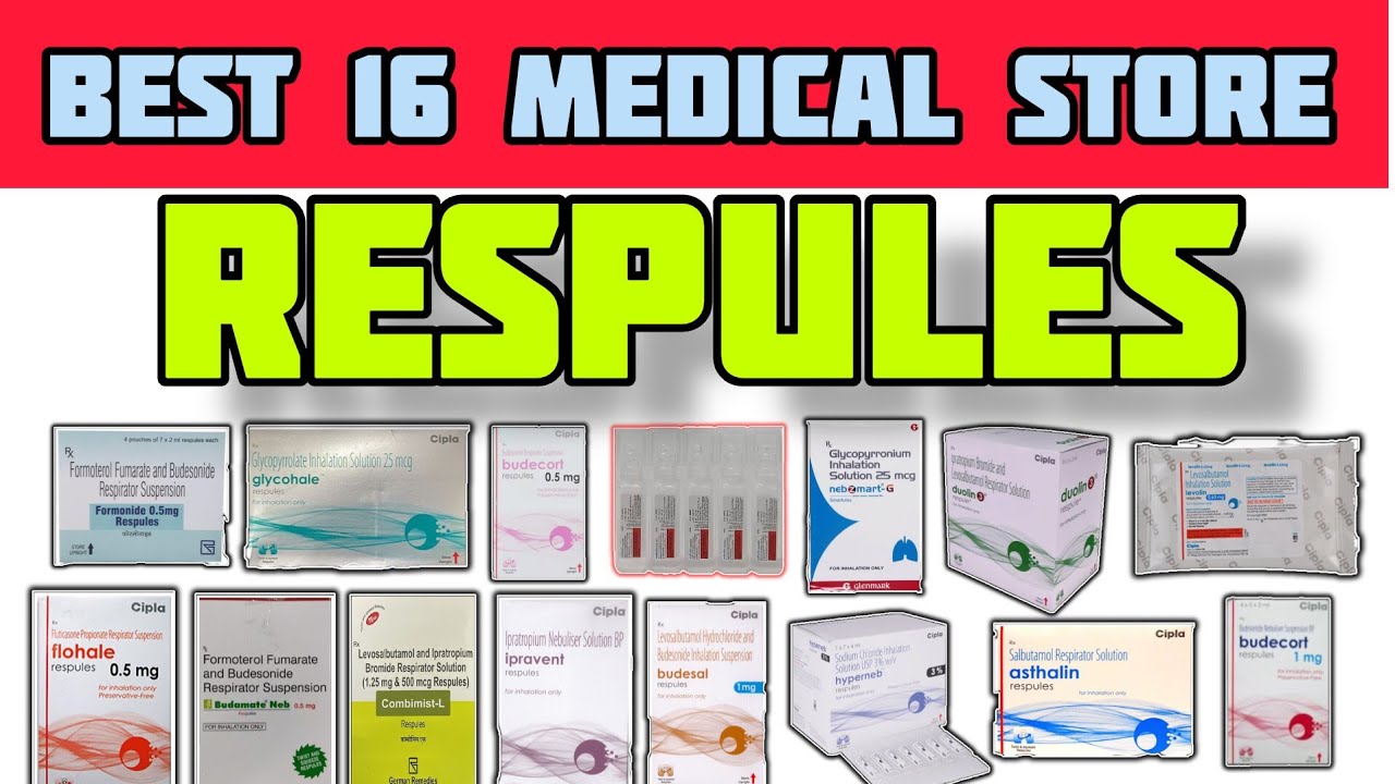 Respules For Nebulization | Best Respule For Asthma | भाप की मशीन के ...