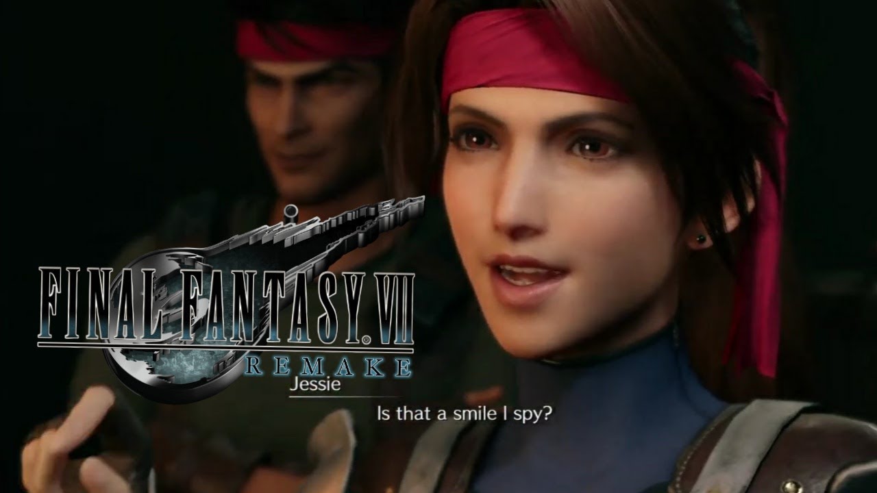 Cloud smiles Japanese dub [Final Fantasy VII Remake] - YouTube