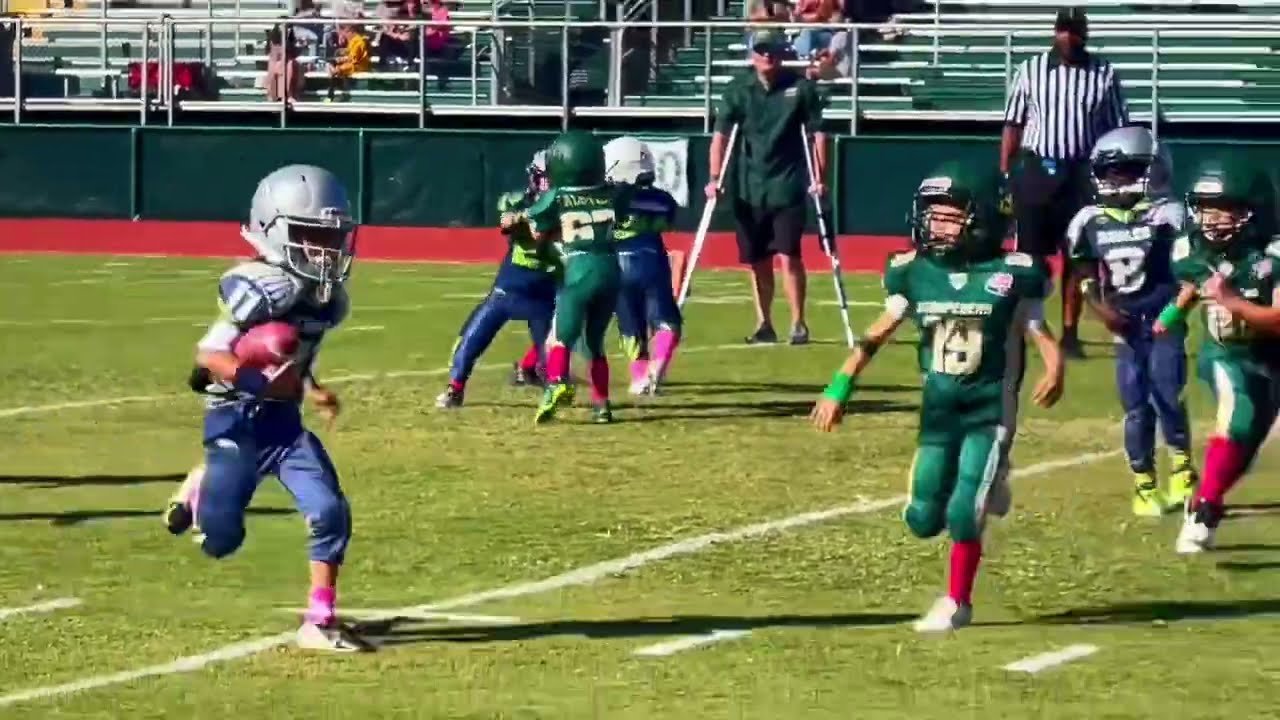 Hot 6yr old 6U Football Highlights - YouTube