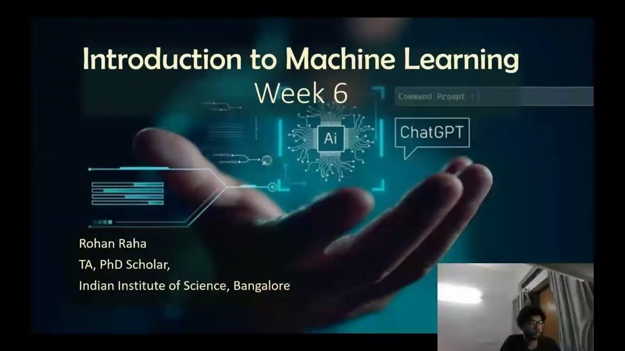 Introduction to Machine Learning NPTEL - Week 6 - YouTube