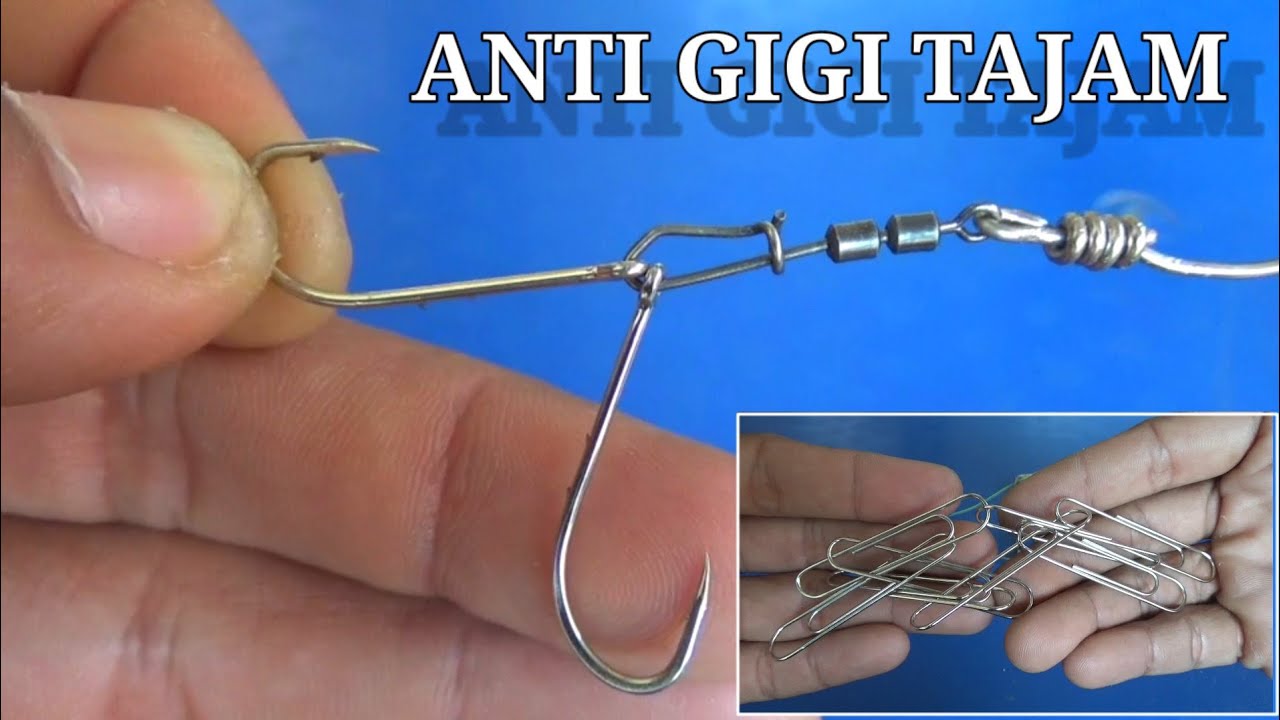 Cara membuat rangkaian pancing anti putus dari klip kertas - Cocok buat ...