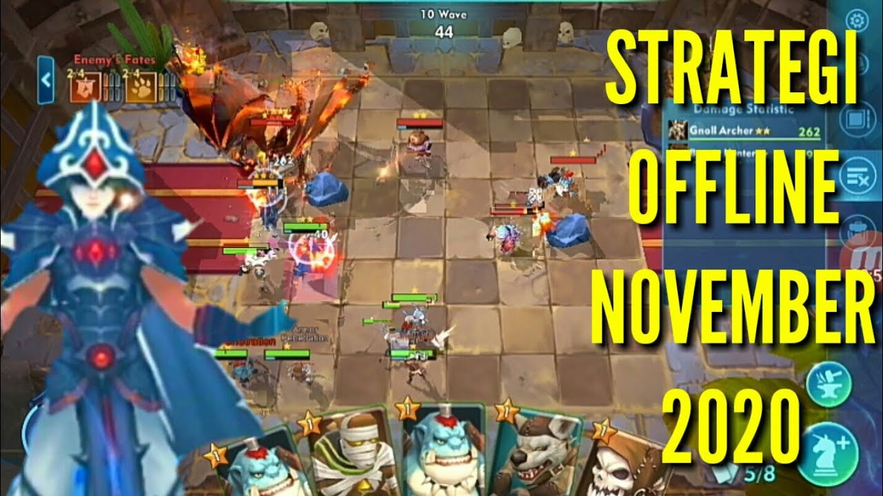 GAME STRATEGI OFFLINE TERBARU NOVEMBER 2020 (MIRIP MAGIC CHESS) 350 MB ...