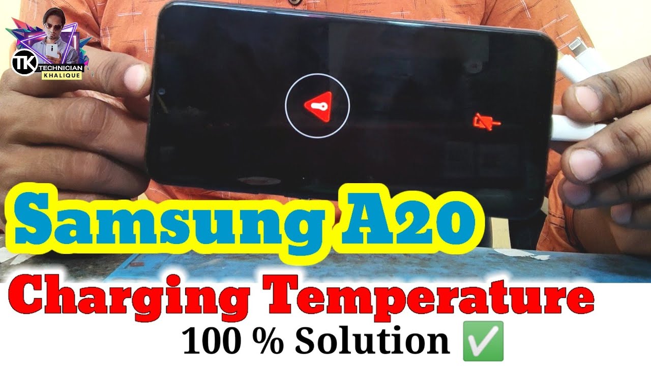 samsung a20 charging temperature too high - YouTube