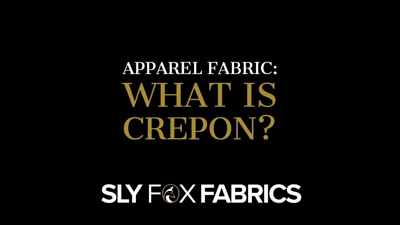 What is Crepon Fabric? - YouTube