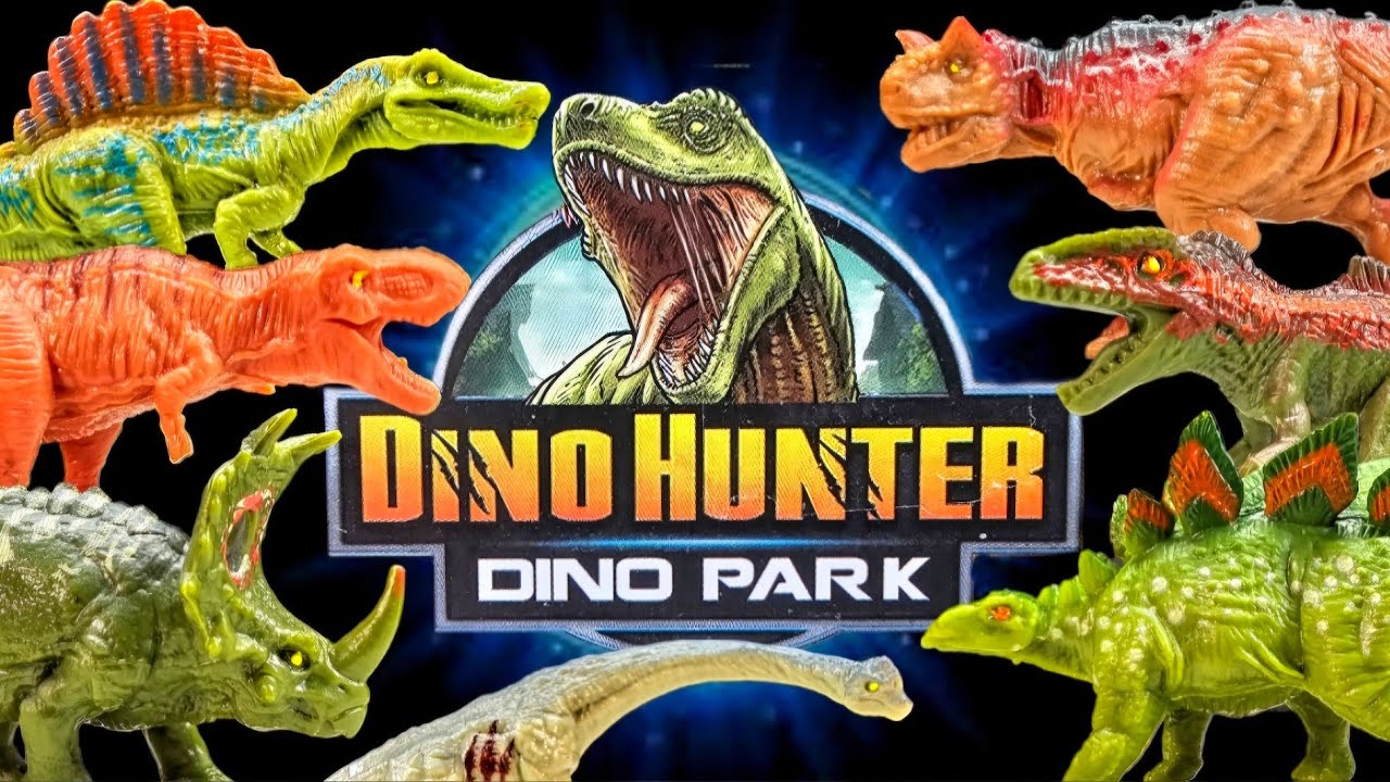 Dino Hunter Dino Park Mini Dinosaurs Review!!! W/Mattel Jurassic World ...