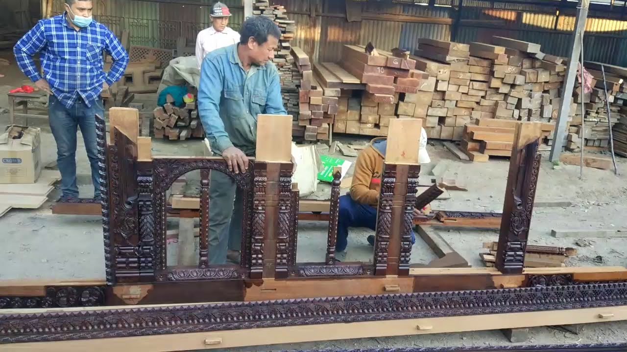 Mastering the Traditional Art of Wood Carving in Nepal - YouTube