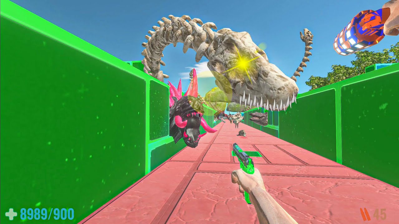 ⚡FPS SURVIVE IN DEADLY SAUROPOD ROAD⚡-Animal Revolt Battle Simulator ...