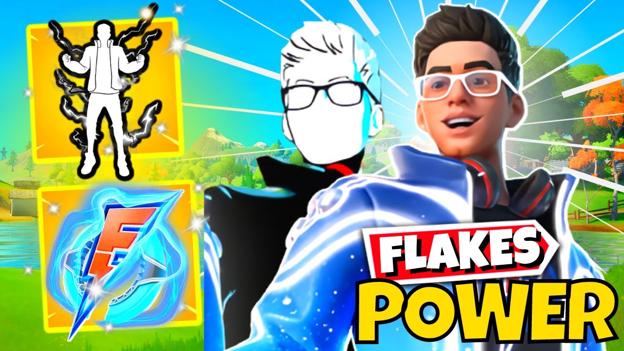 FLAKES POWER ME SURPREENDEU COM ESSA SKIN! — FORTNITE! - YouTube