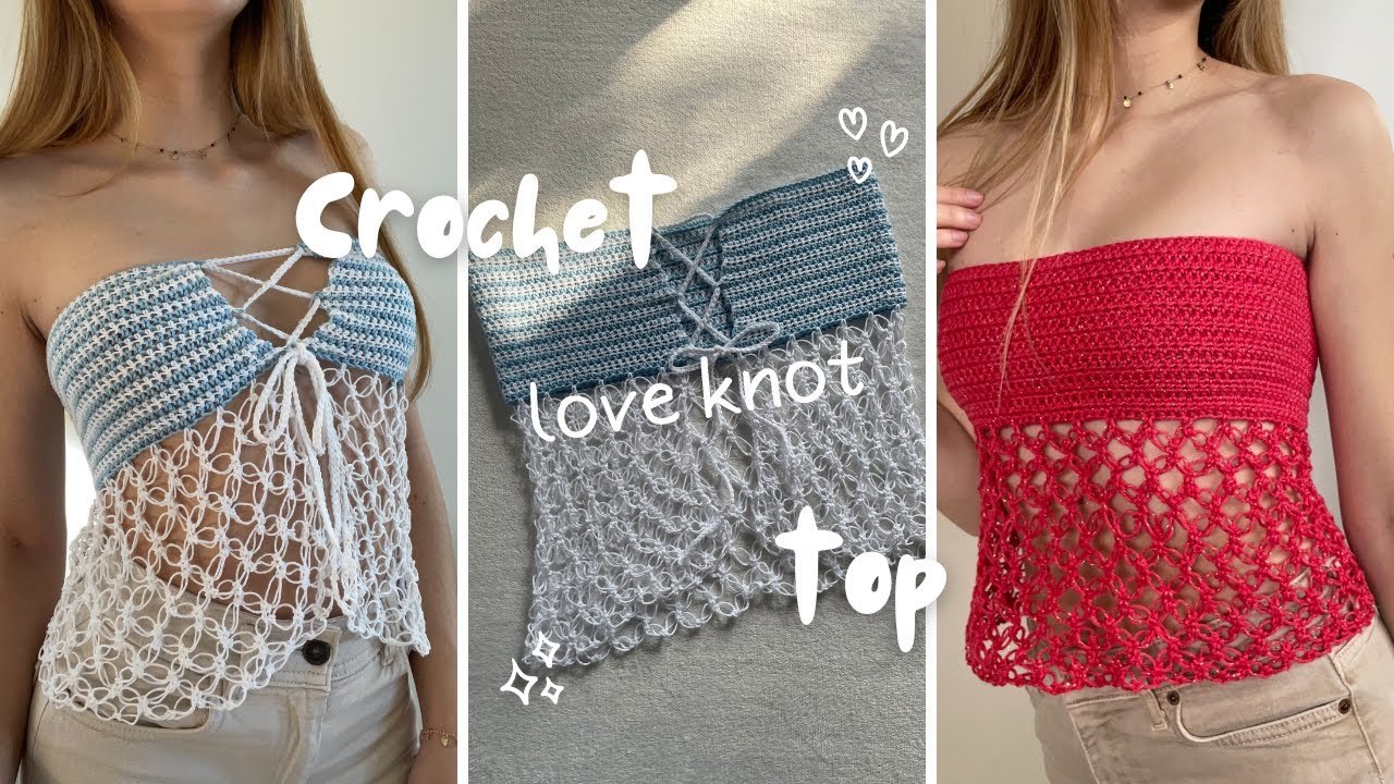 Tuto top été en crochet 🤍 - YouTube