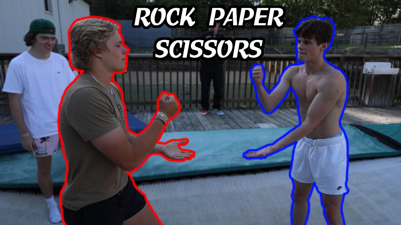 ROCK PAPPER SCISSORS FOR $100 - YouTube