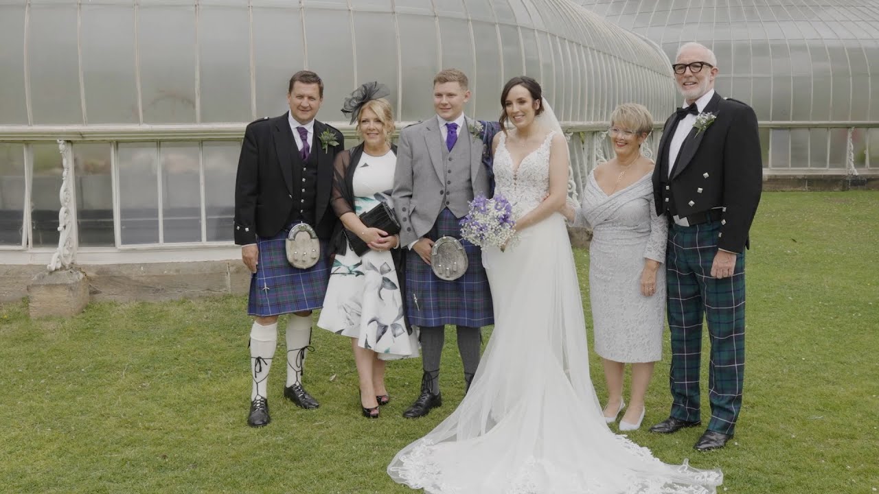 Karen + Ross || Glasgow West End Wedding || Oran Mor - YouTube