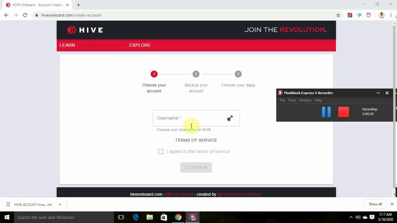 How To Create A Free Account On The Hive Blockchain - YouTube