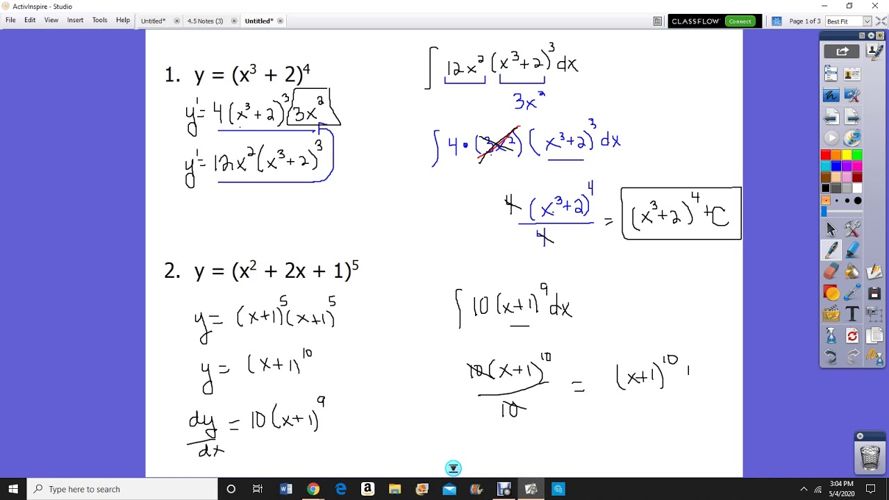 4 5 Introduction to Integration by Pattern Recognition with Rev of ...