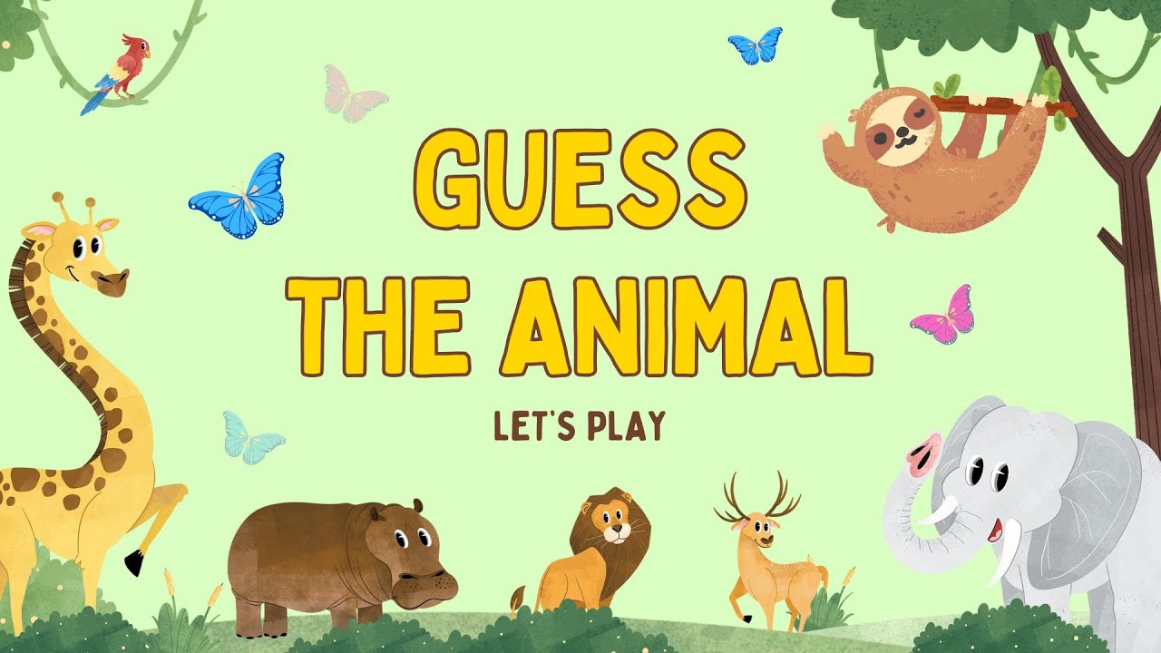 Who Am I? Animal Riddles for Kids | Fun Brain Teasers & Learning Game ...