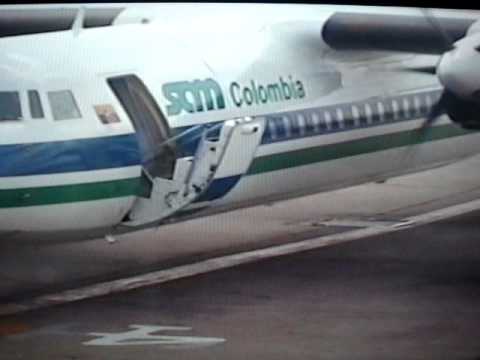 SAM COLOMBIA FOKKER 50 - YouTube