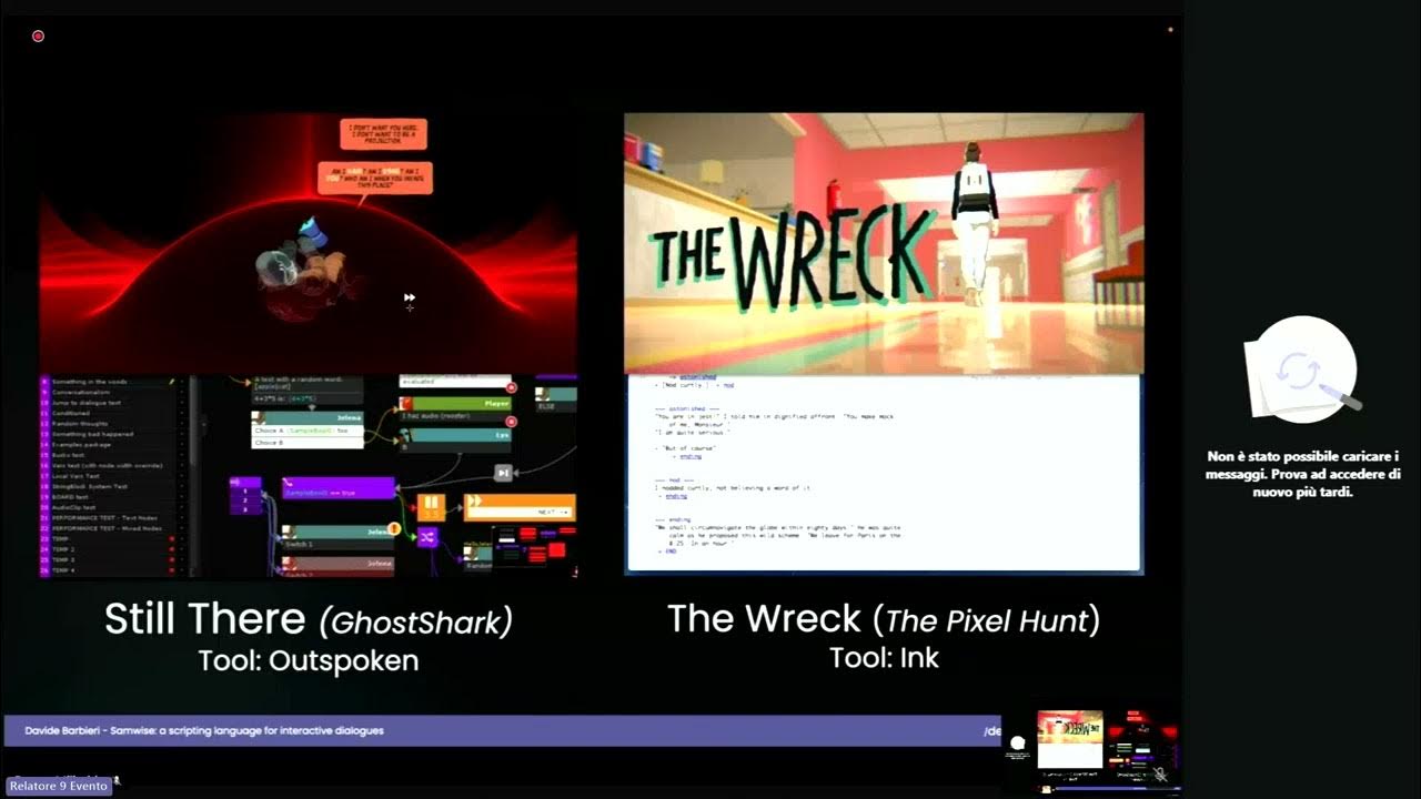 Un linguaggio di scripting per dialoghi interattivi, e runtime library ...