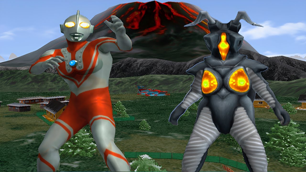 Ultraman Fighting Evolution 3: Gameplay -Ultraman vs Monster183,1080P ...