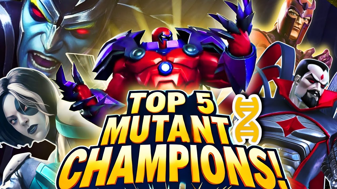 TOP 5 Mutant champions in MCOC | Marvel Contest of Champions - YouTube