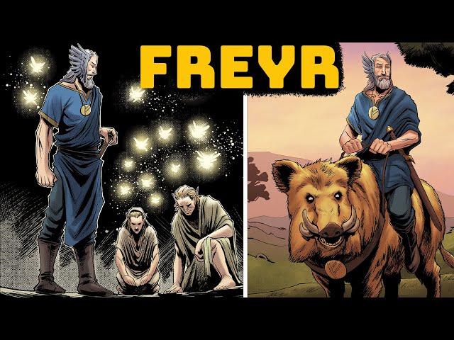 Freyr Norse Mythology Classic Illustrations From Norse Mythology