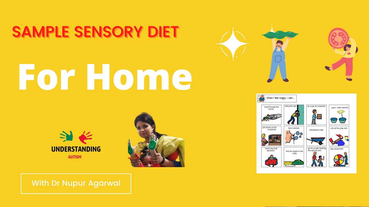 Sample Sensory Diet for Home | Calming Strategies for Autism - YouTube