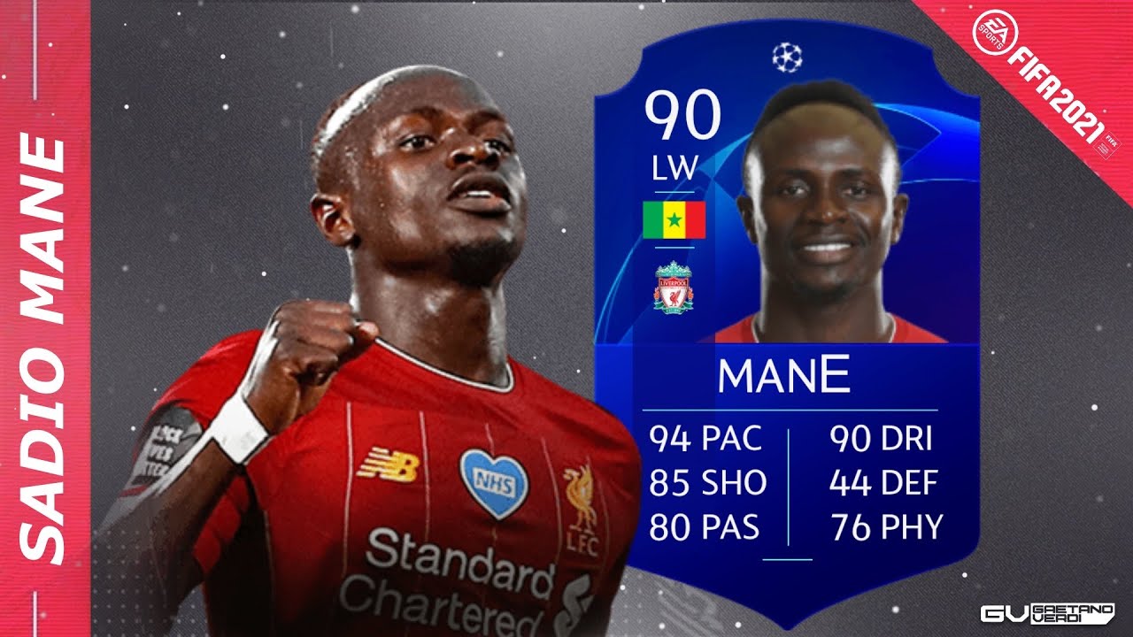 SADIO MANE 90 - Flügel oder Stürmer? - FIFA 21 Player Review - YouTube
