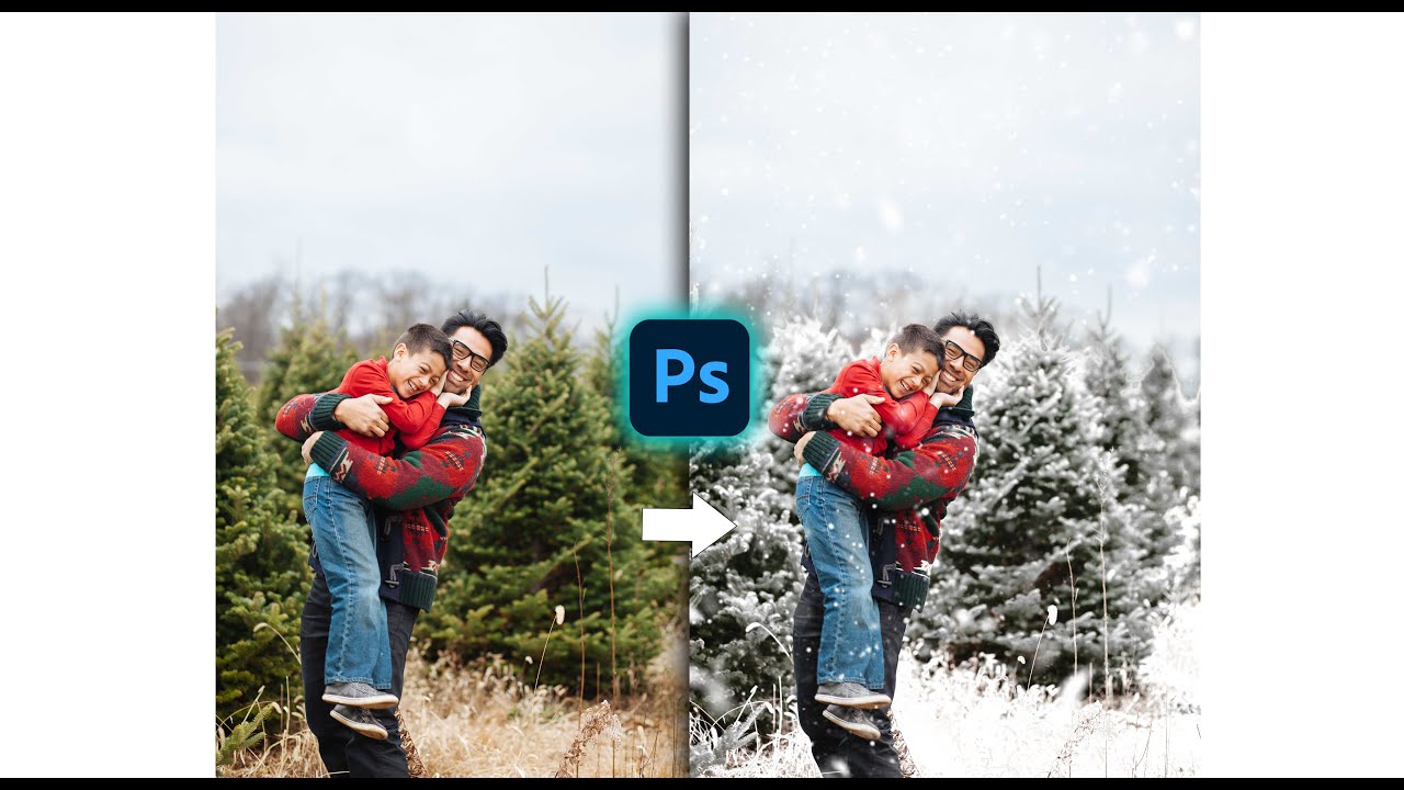 How To Make It Snow in Summer with Photoshop CC 2021 | Photoshop ...