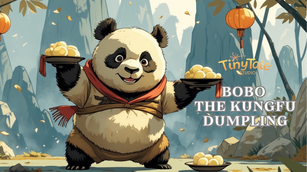 Bobo The Kungfu Dumpling 🐼 | Funny Kids Story | Kids Bedtime Stories ...
