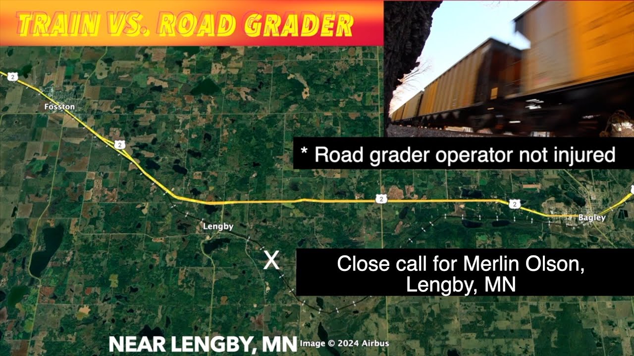 UPDATE: Road Grader Operator Tells Of Collision With Train - YouTube
