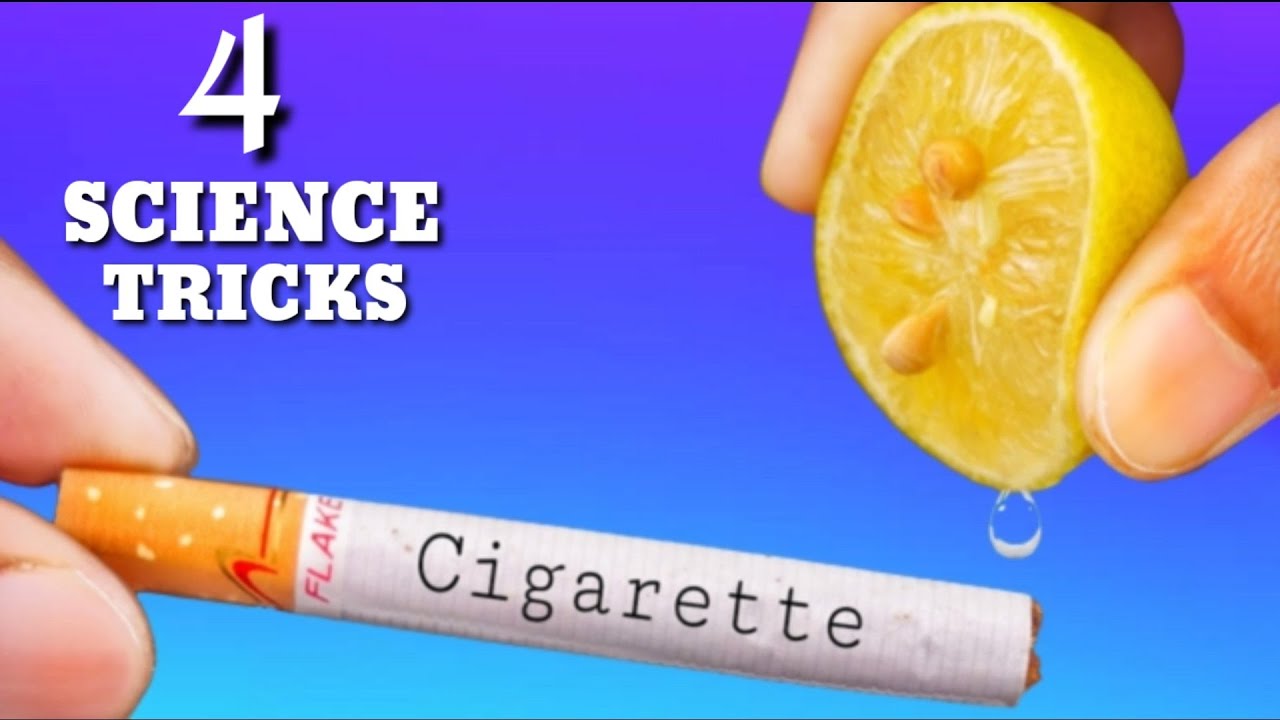 4 Awesome Science Experiments And Tricks - YouTube