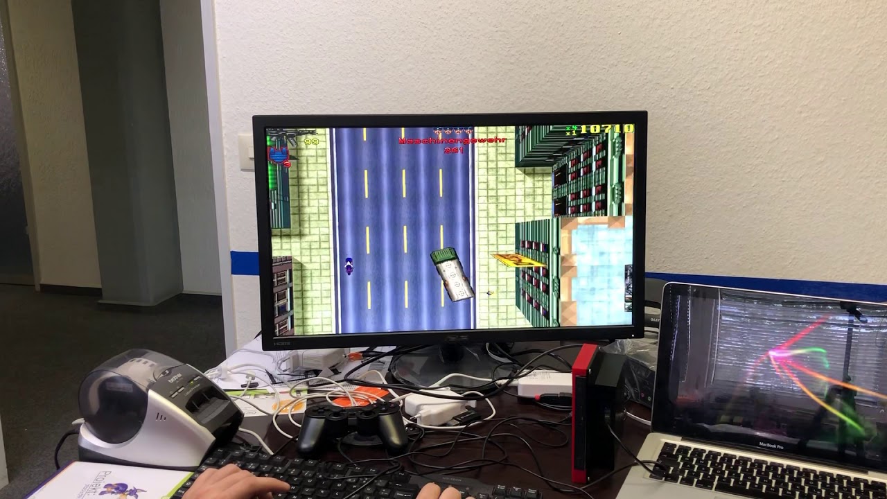 GTA in DOSBox on indieGO XS - YouTube