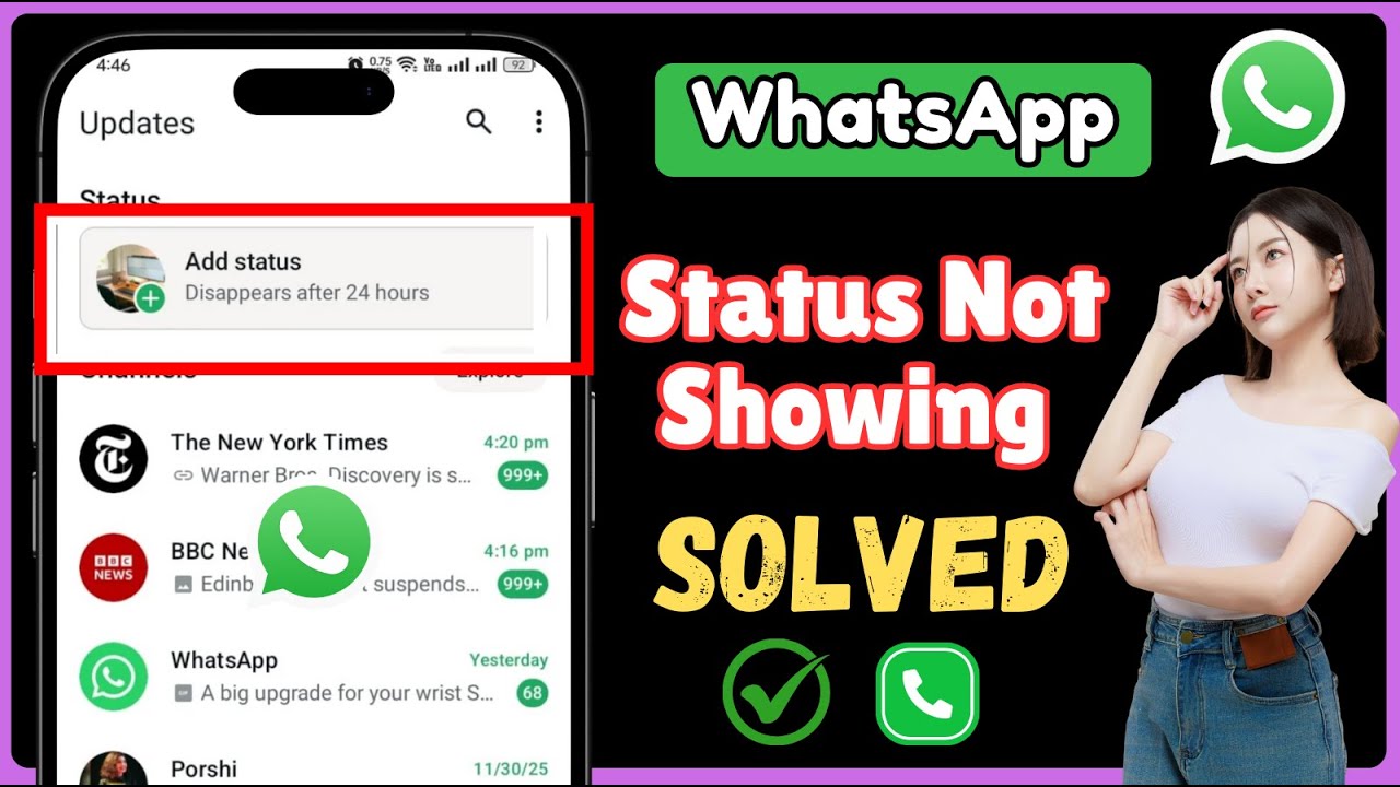 How to Fix WhatsApp Status Not Showing 2025 | 100% Working Solution ...